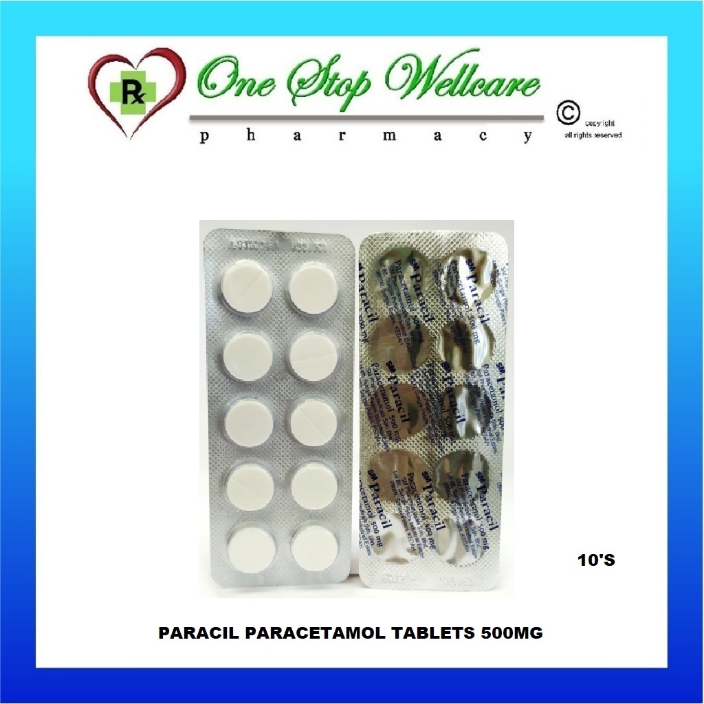 PARACIL PARACETAMOL TABLETS 500MG 10'S (EXP:07/2028) | Shopee Malaysia