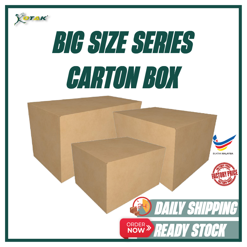 Big Size Box / Kotak Besar / Carton Box Big Size / Big RSC | Shopee ...