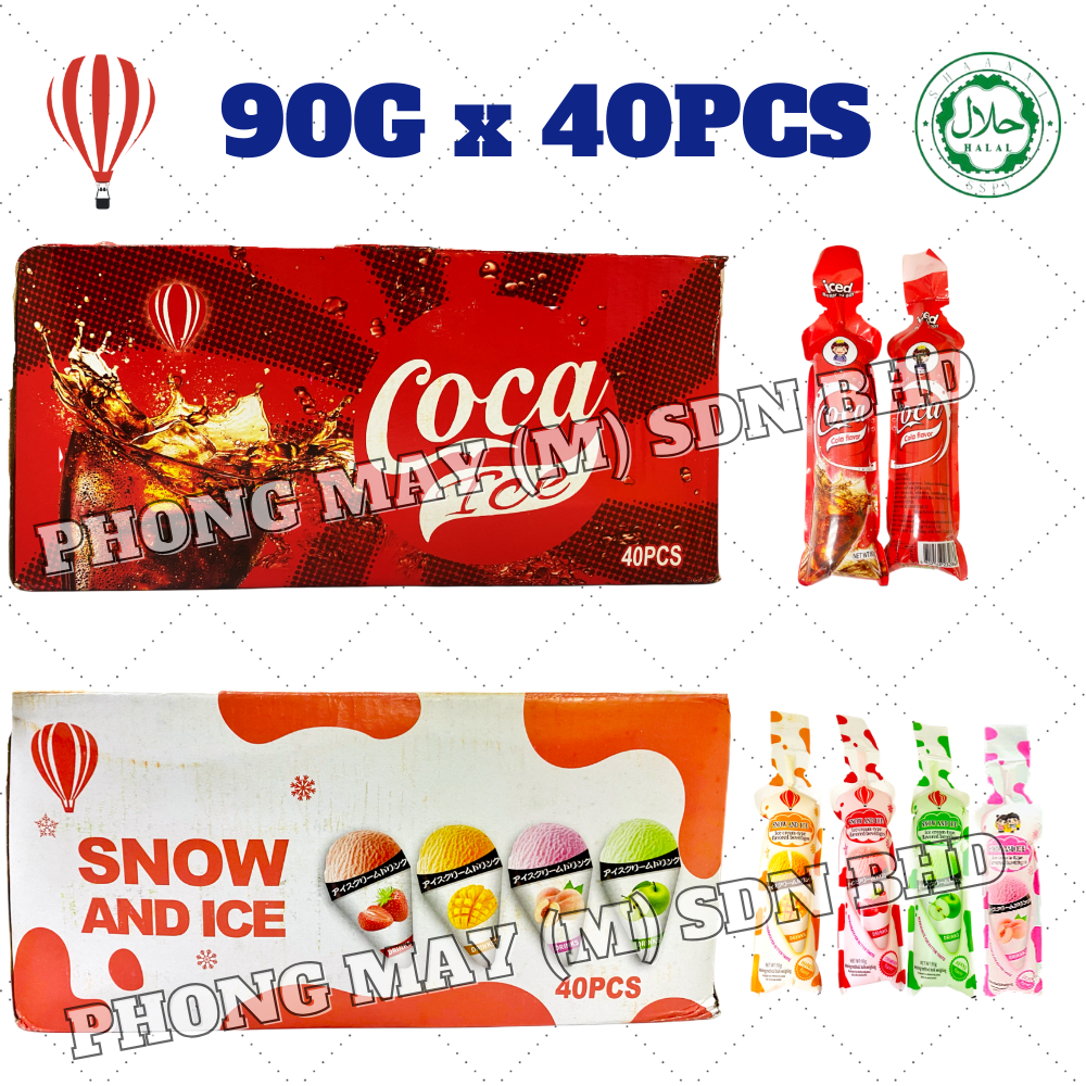 SNOW AND ICE POP [90Gx40PCS] COLA ICE POP - (KHY) | Shopee Malaysia