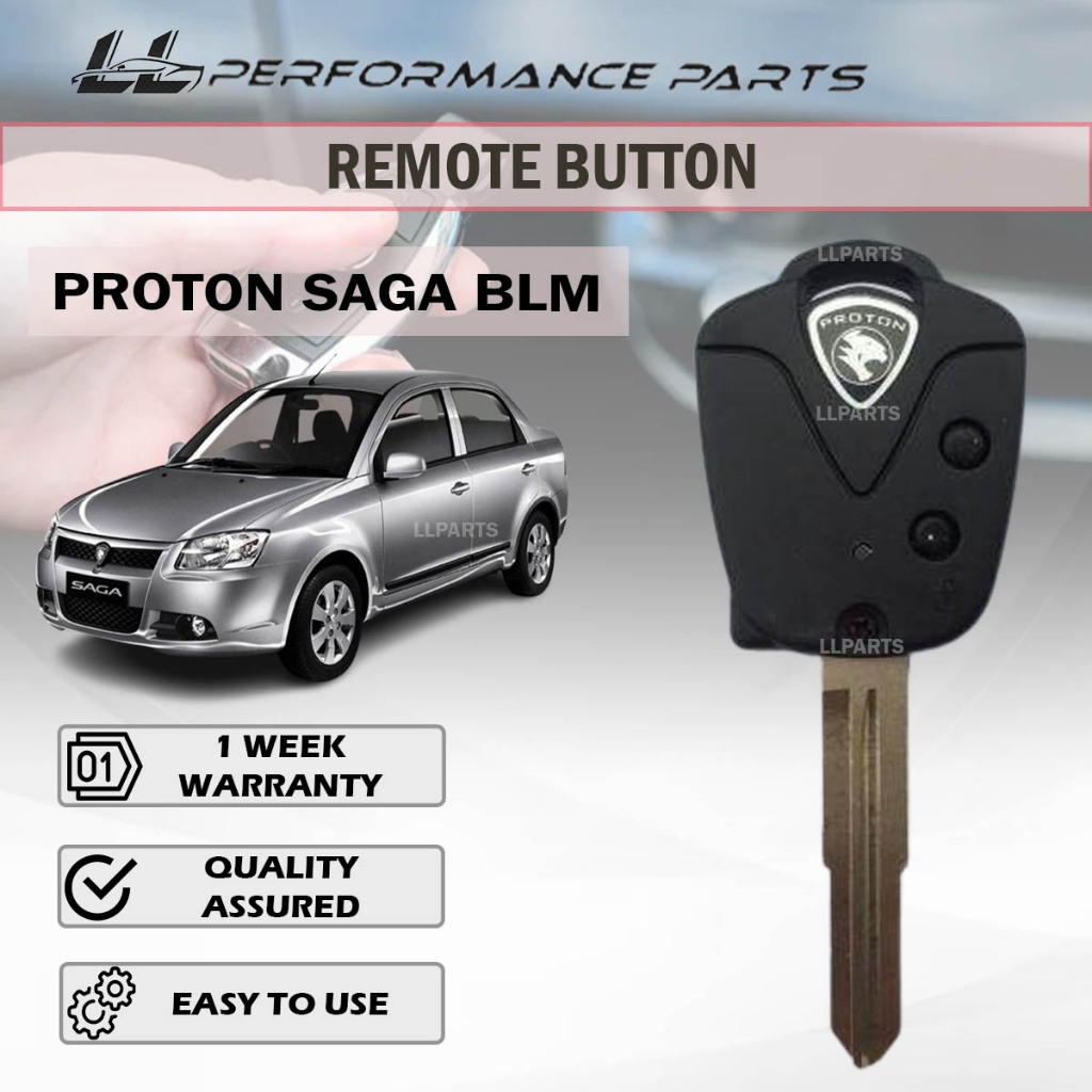 Original Proton Saga BLM Car Alarm Remote Control button Key Cover ...