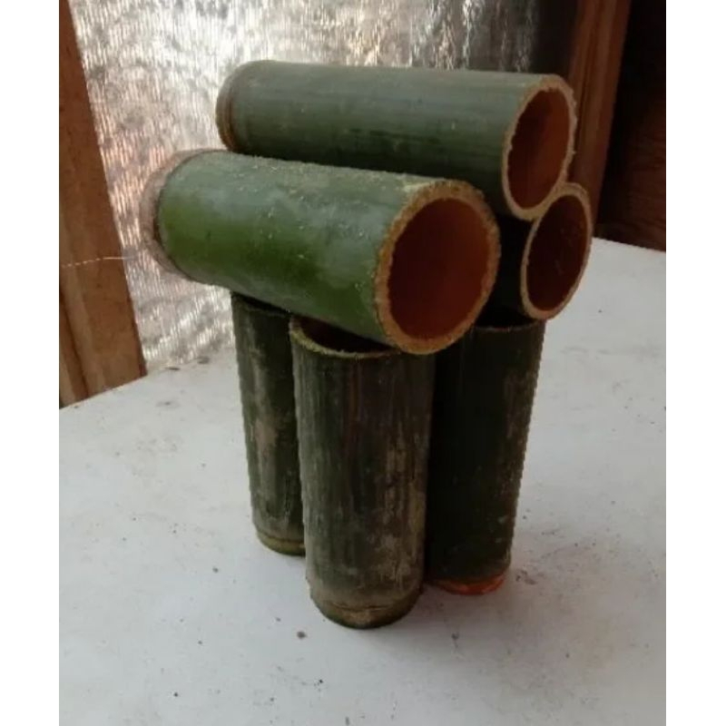 Buluh lemang kukus 6 & 5.5 inci, 12 pcs | Shopee Malaysia