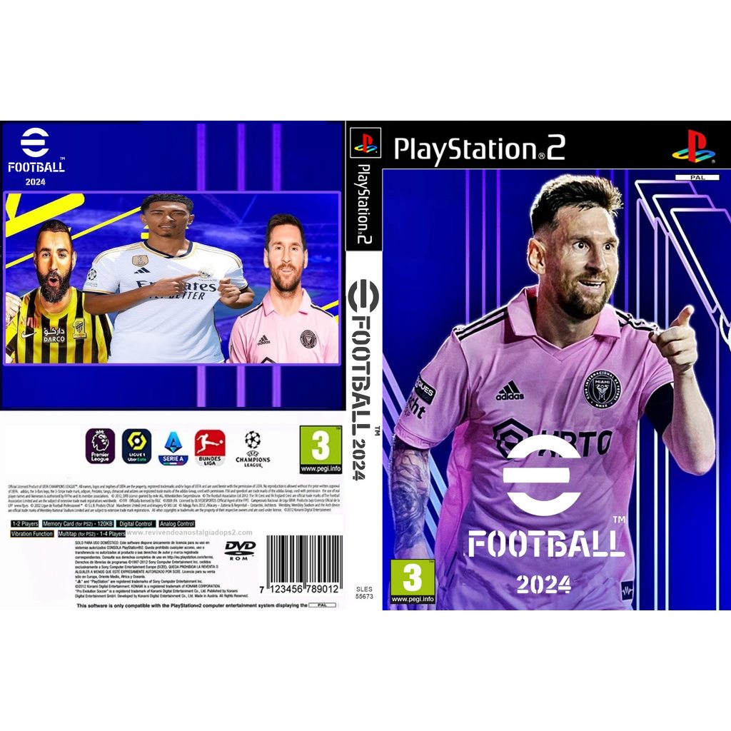 （PS2 Games DVD）PS2 PES 2024 EFOOTBALL BETA 2 ENGLISH VERSION | Shopee ...