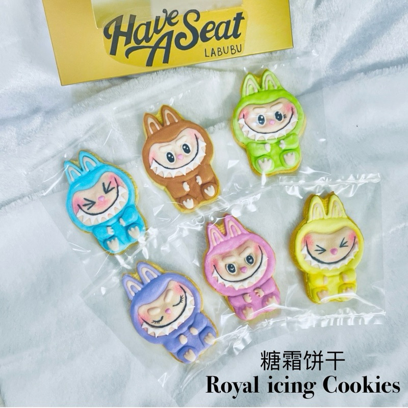 Labubu Cookies Labubu Icing Cookies Labubu Sugar Cookies Gift Set ...