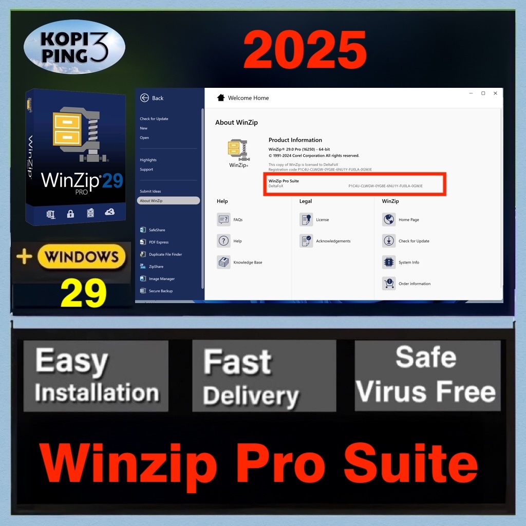 WinZip Pro Suite 29 🔥LIFETIME License🔥 Windows Full Version Latest OCT ...