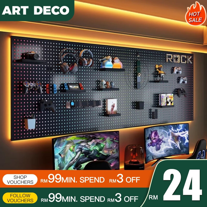 Pegboard Organizer Standing Pegboard Gaming Table Pegboard Rack ...