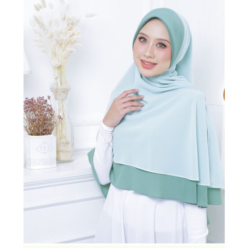 Khimar instant double layer (Tudung instant) | Shopee Malaysia