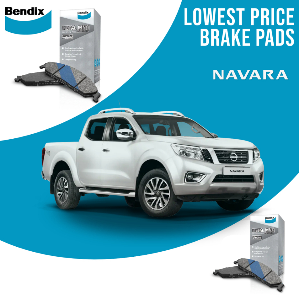 【SABAH】BENDIX Front Brake Pads Nissan Navara NP300 Metal King Titanium MKT (DB2374 MKT) | Shopee ...