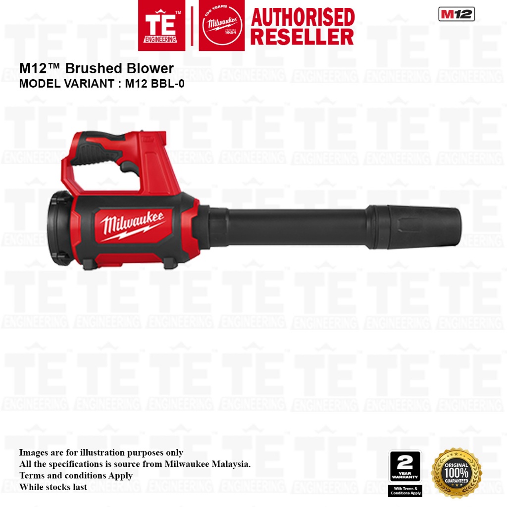 MILWAUKEE M12 Compact Brushed Blower ( M12 BBL ) | Shopee Malaysia