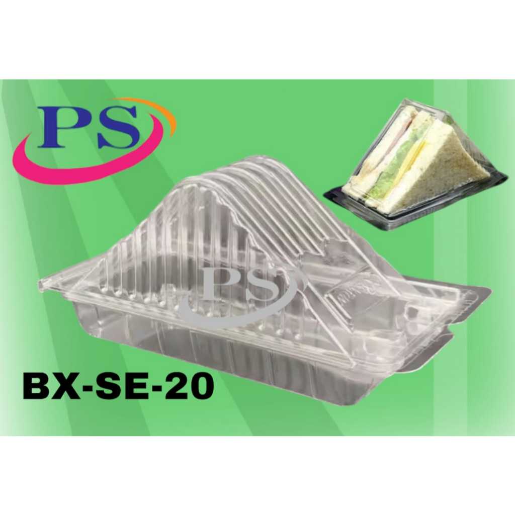 (50PCS/100PCS) BENXON Sandwich Box with Lock/ Bakery Disposable Plastic ...