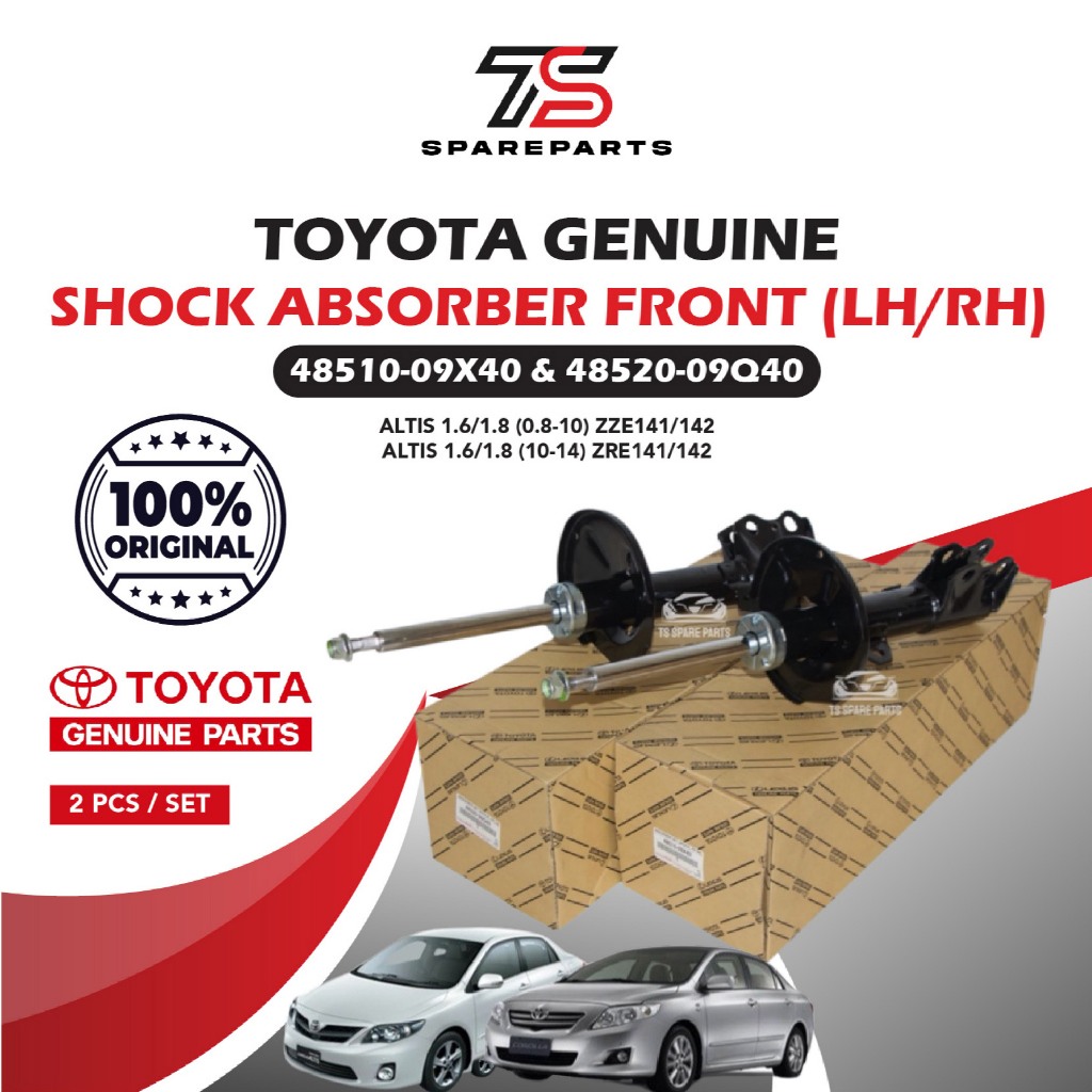 Toyota Shock Absorber Front Left Hand/Right Hand 48510-09X40&48520 ...