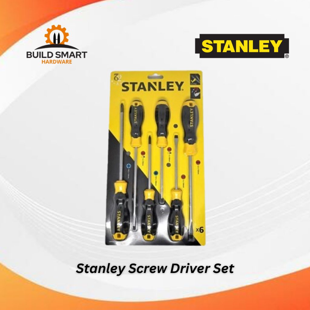 Stanley Screw Driver Set 6pcs STMT66672 | Shopee Malaysia