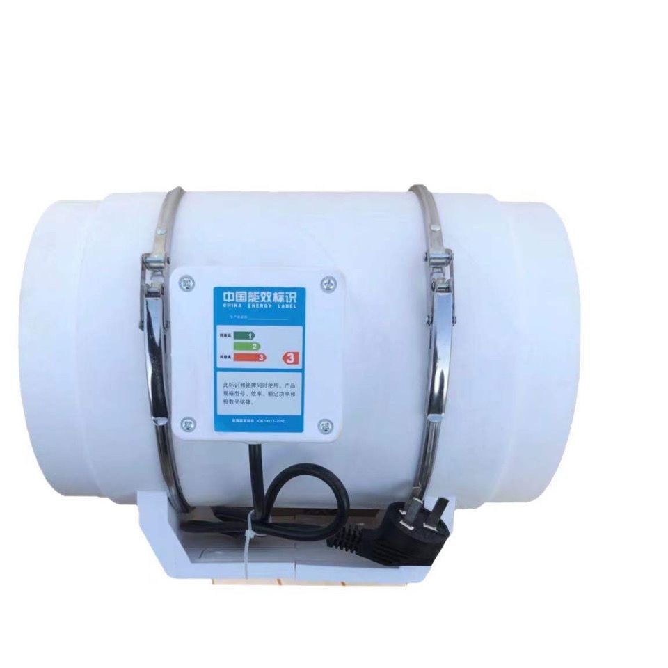 💥Diagonal flow duct fan powerful silent ventilation fan hotel bathroom ...