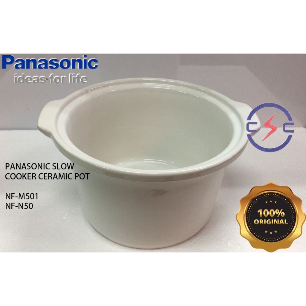 Original Panasonic Slow Cooker Inner Pot For NF-M501AW/NF-N50A | Shopee ...