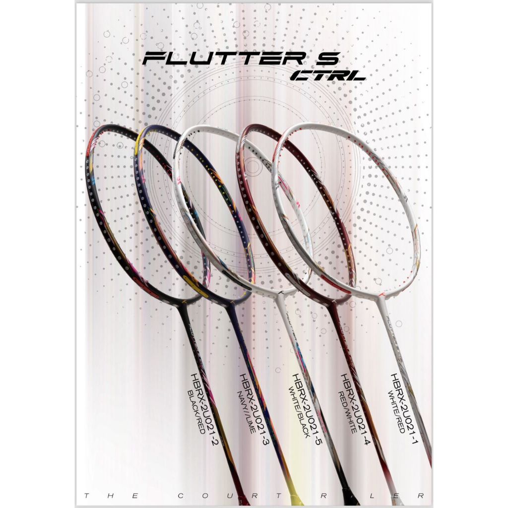 HUNDRED Badminton Racket Flutter S CTRL | Shopee Malaysia