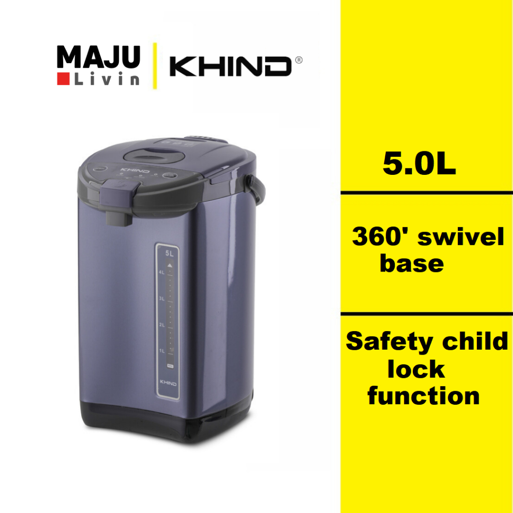 Khind Thermo Pot Water Dispenser 5.0L Pemanas Air Elektrik 熱水壺電熱水壺 ...