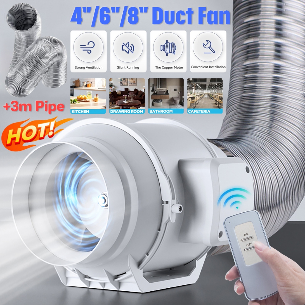 Exhaust Fan High Suction Diagonal Flow Pressurized Inline Duct Fan ...