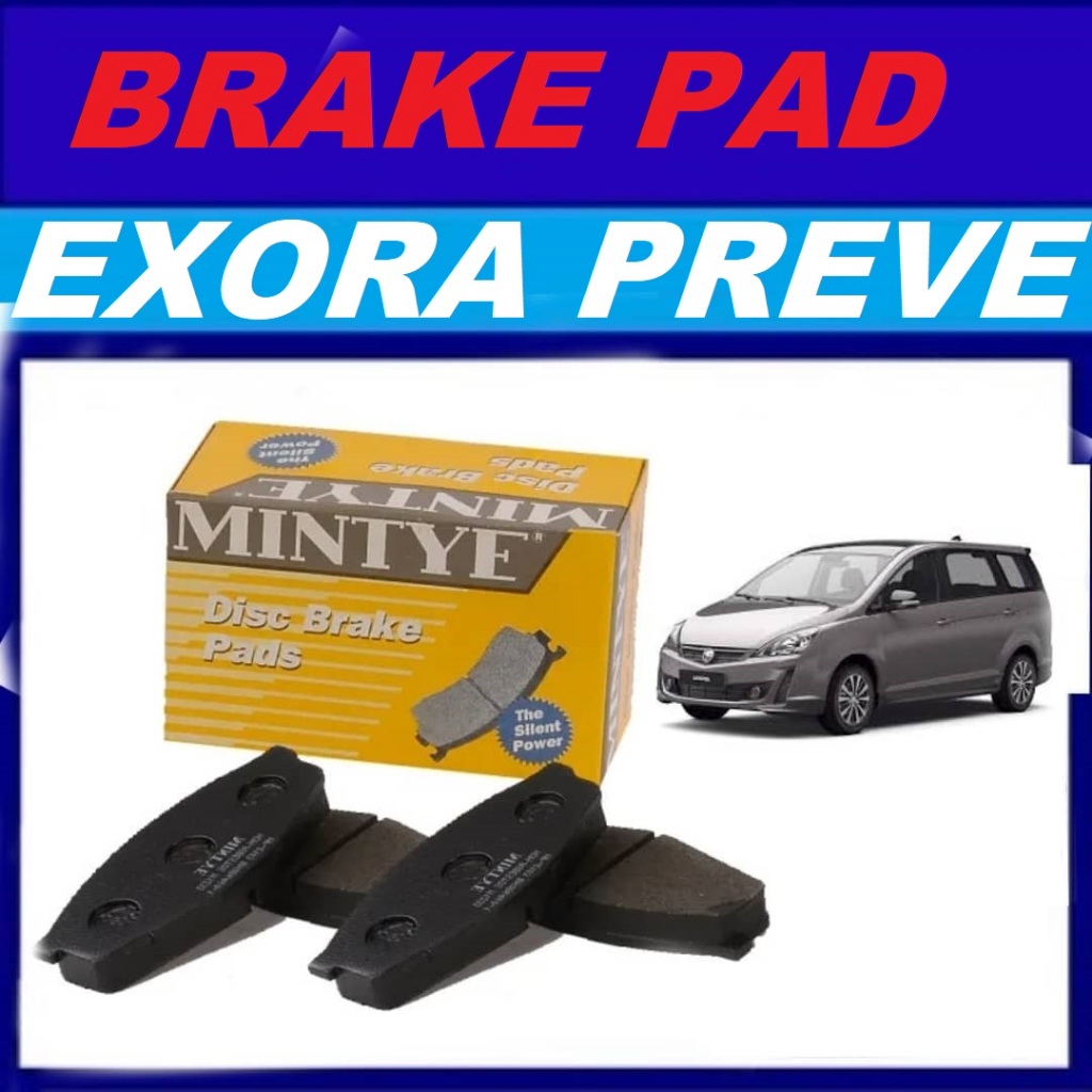 DICS BRAKE PAD PROTON EXORA PREVE BRAKE PAD FRONT / REAR MINTYE ...