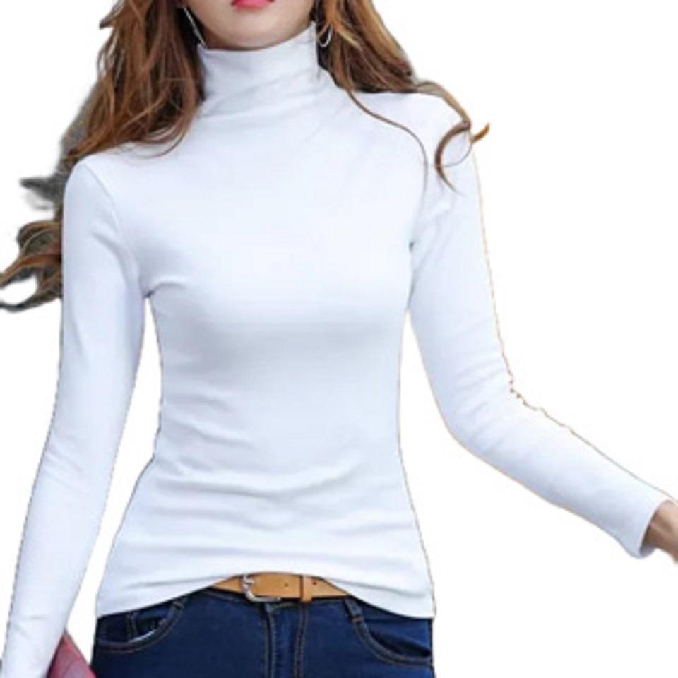 NEW!!STOCK!!!Muslimah Style Inner Women High Neck Long Sleeved Top Slim ...