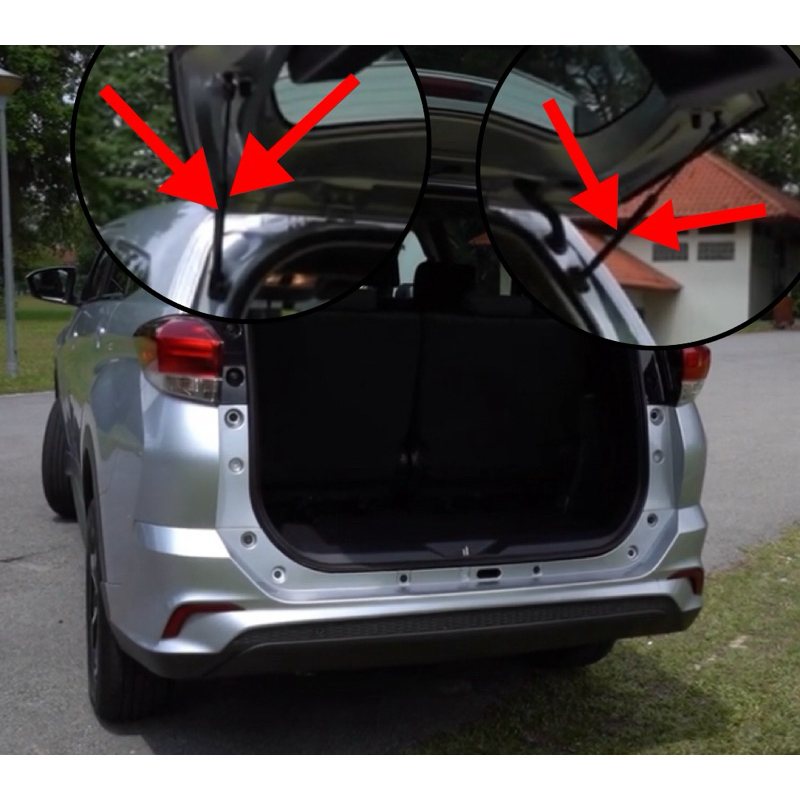 ORIGINAL PERODUA ARUZ REAR BELAKANG BONNET ABSORBER RH/LH SET > 68950 ...