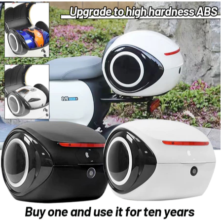Abs Top Box Motorcycle🔥35L Top Box ALUMINIUM Alien Tail Box Siput ...
