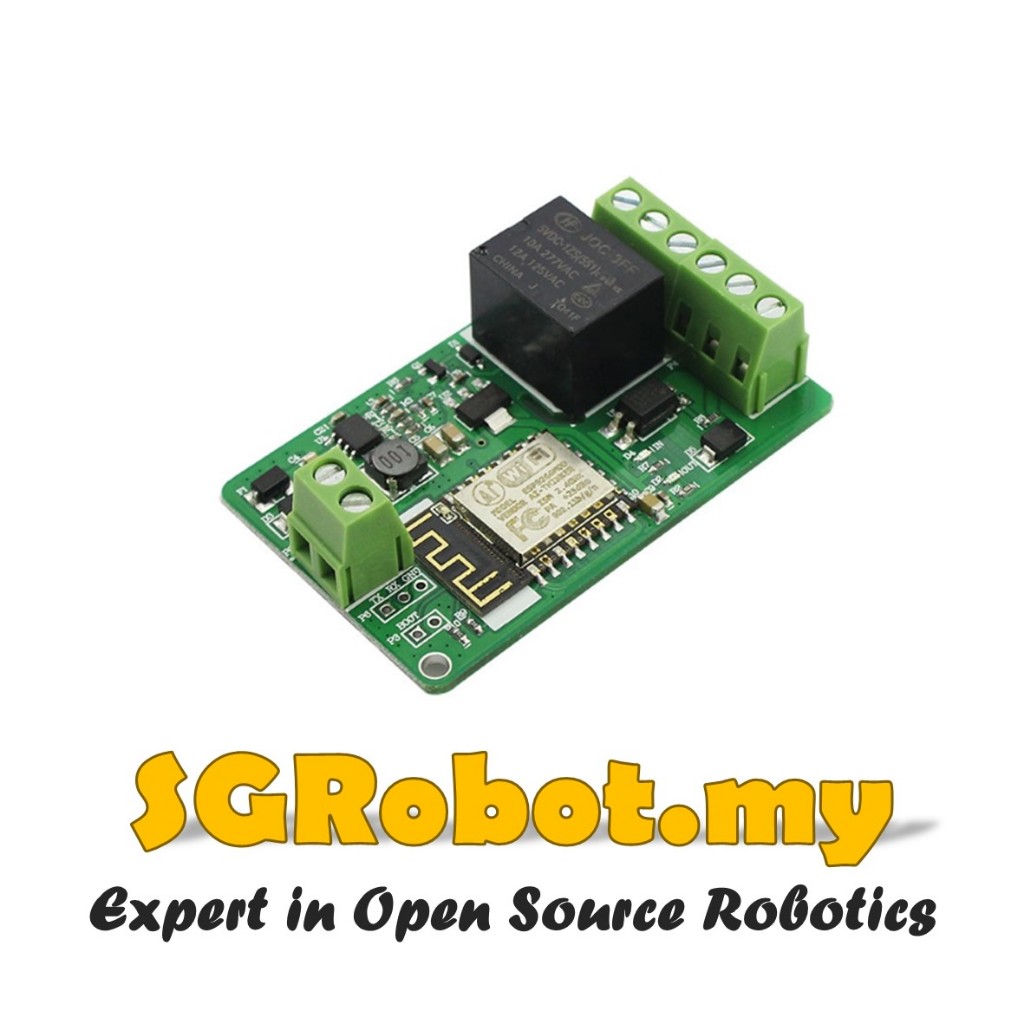 ESP8266 10A 220V Network Relay WIFI Module Input DC 7V-30V | Shopee Malaysia