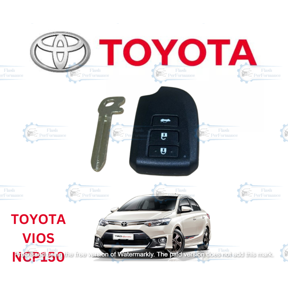 Toyota Vios (NCP 150) Smart Key Car Remote Key | Shopee Malaysia