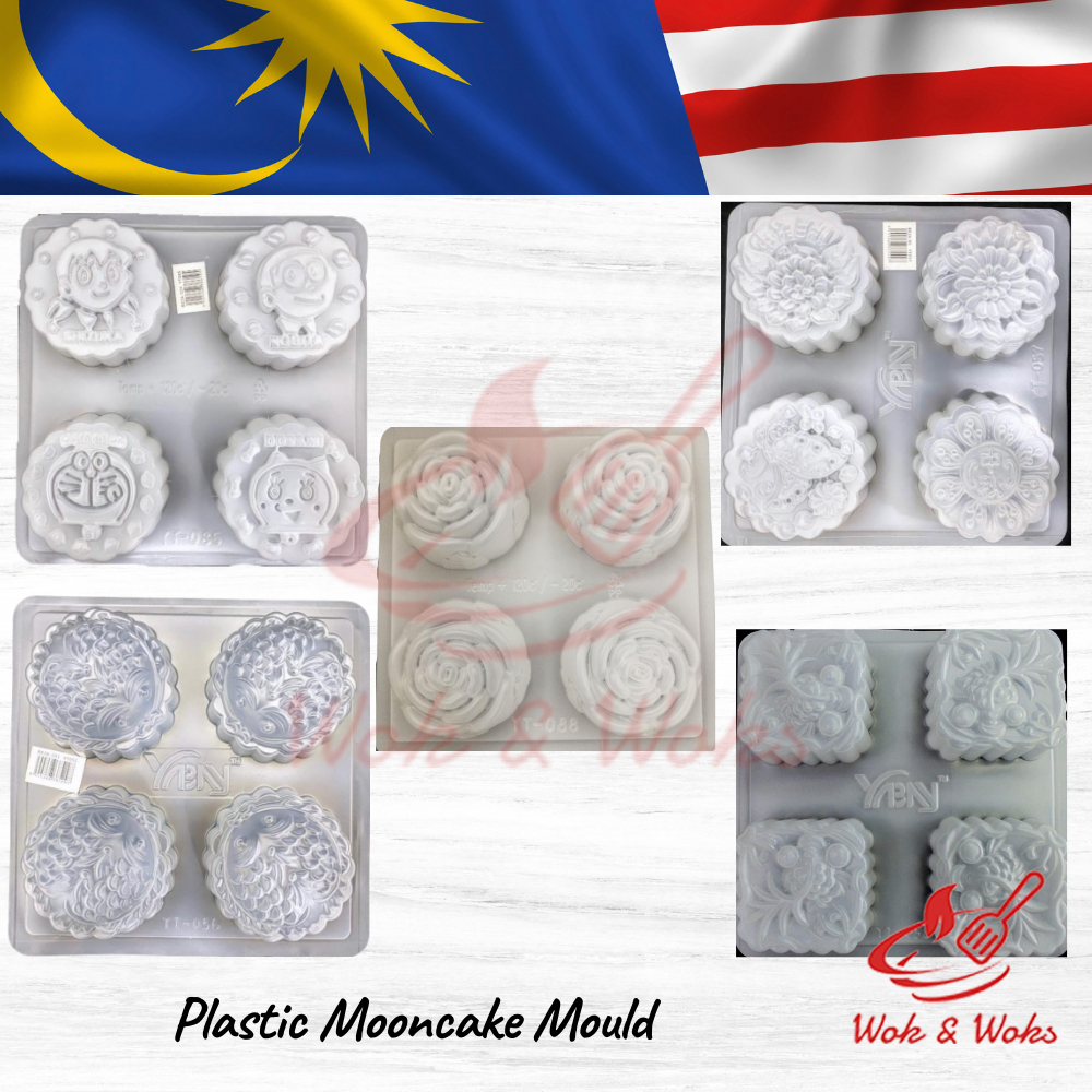 Plastic Mooncake Mould / Acuan Kuih Bulan Plastik | Shopee Malaysia