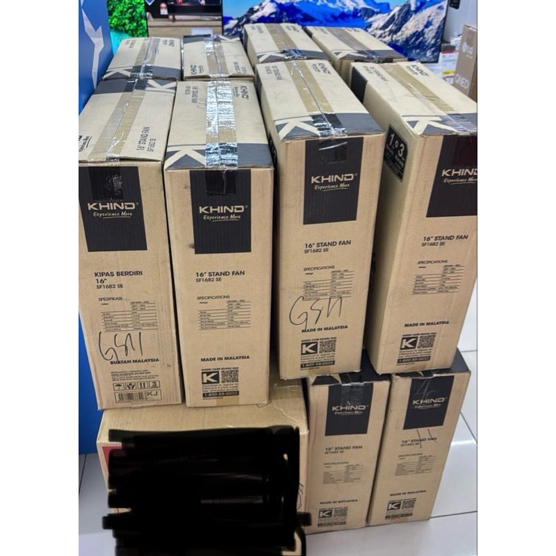 Khind 16 Inch Stand Fan Kipas Angin Berdiri 16" Standing Fan 电风扇 ...