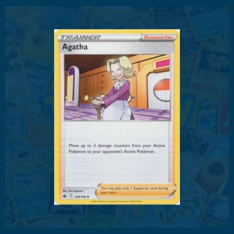 Agatha (129/198) Chilling Reign | Pokemon TCG Card | Shopee Malaysia