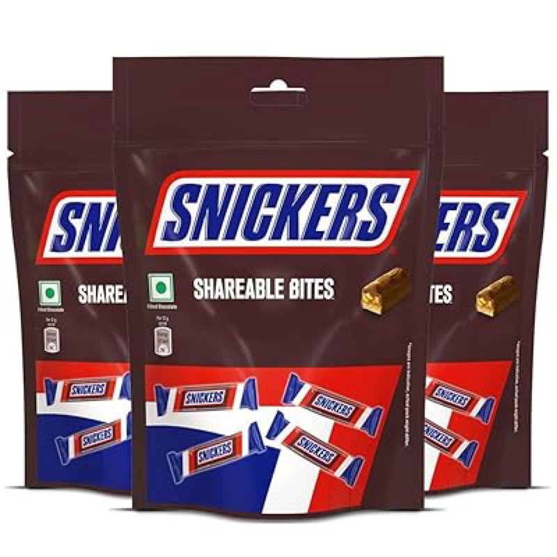 【HALAL】 SNICKERS Shareable Bites 120g (10 pieces x 12g)/ SNICKERS ...