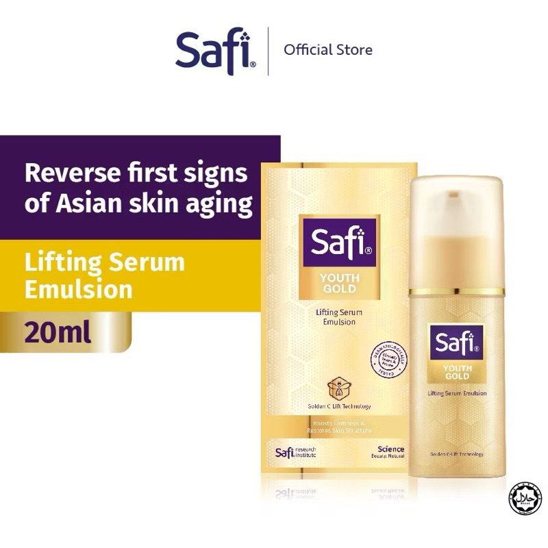 SAFI Youth Gold Lifting Serum Emulsion 20ml | Shopee Malaysia
