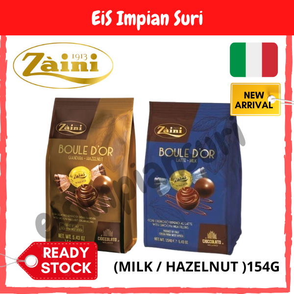 (Ready Stock!!) Zaini Choc Zaini Boule D'or 154g (Milk / Hazelnut ...