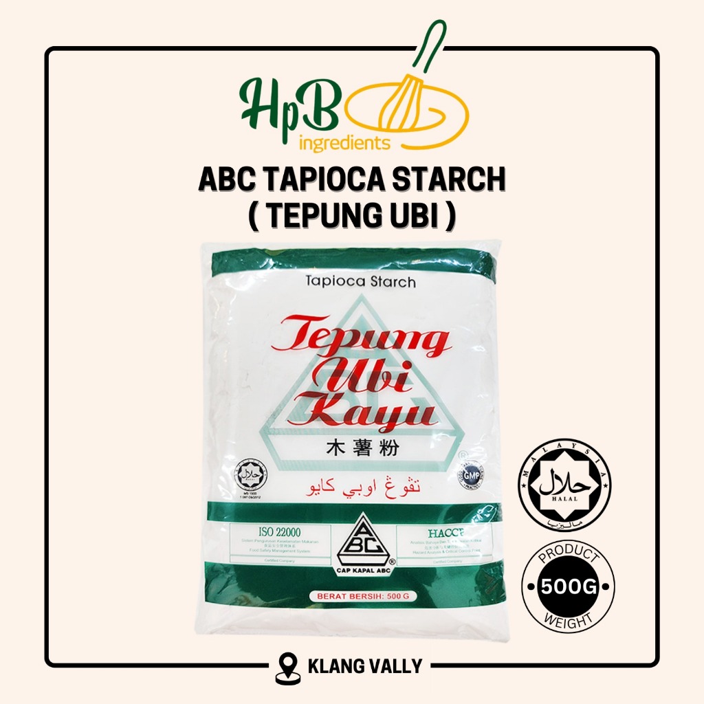 CAP KAPAL ABC Tepung Ubi Kayu/ Tapioca Starch 木薯粉 500g / 1kg | Shopee ...