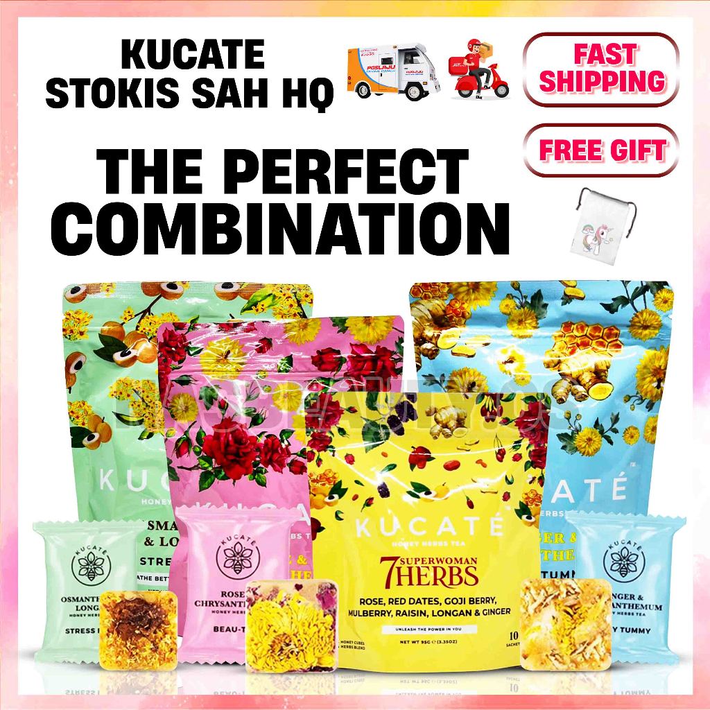 Kucate Tea Drink by Neelofa (Original HQ) | Kucate New Look Free Gift ...