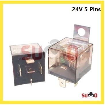 Universal Flasher Unit 24V Transparent - 5 Pins | Shopee Malaysia