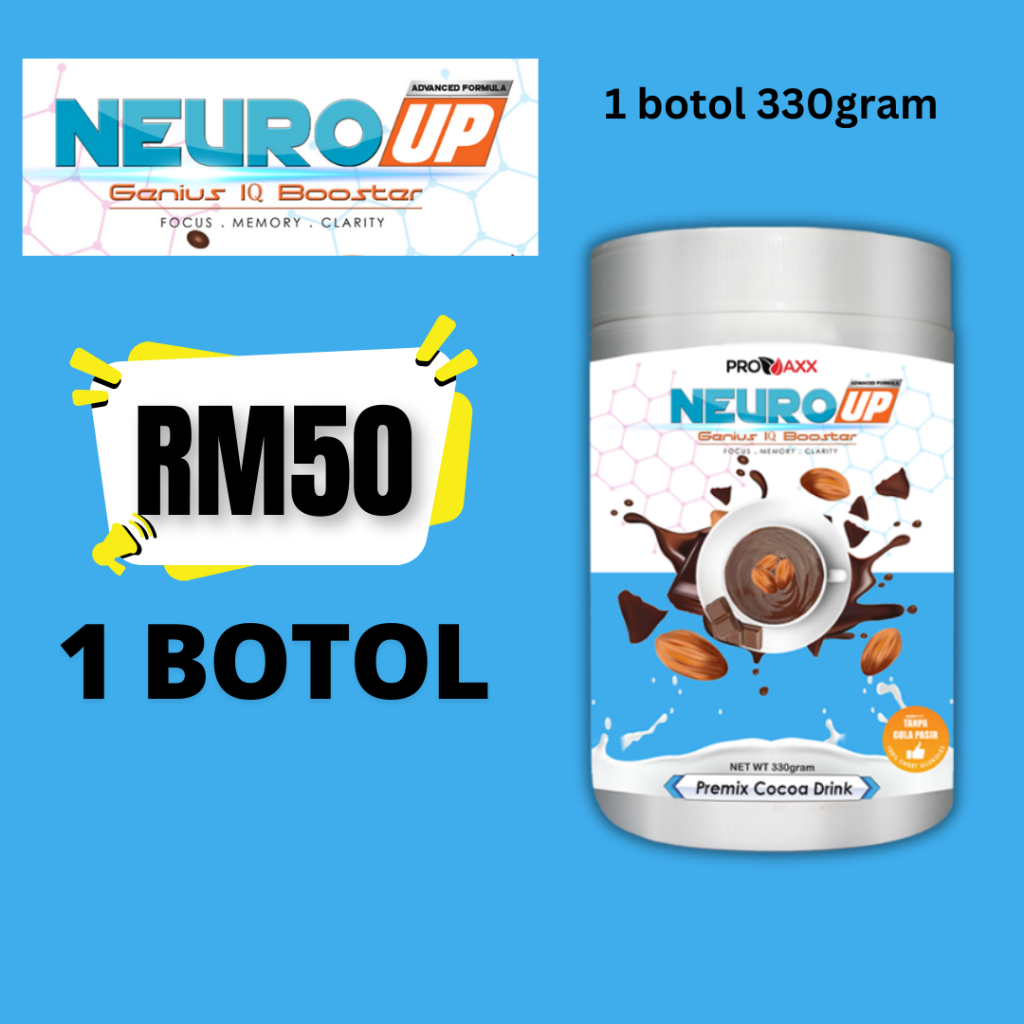 Neuroup genius iq booster original 100% hq promaxx | Shopee Malaysia