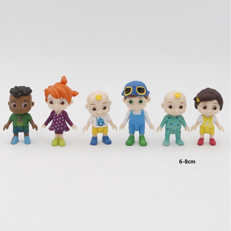 [Ready Stock] 6pcs set Super jj cake topper decoration cocomelon cake ...