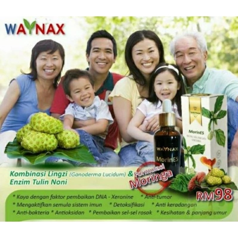 WAYNAX Morines灵芝诺丽精华30ml | Shopee Malaysia