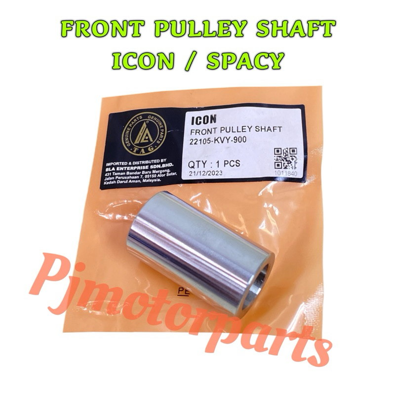 ICON / SPACY - FRONT PULLEY SHAFT / DEPAN PULLAY PIN SUB BATANG PULLY ...
