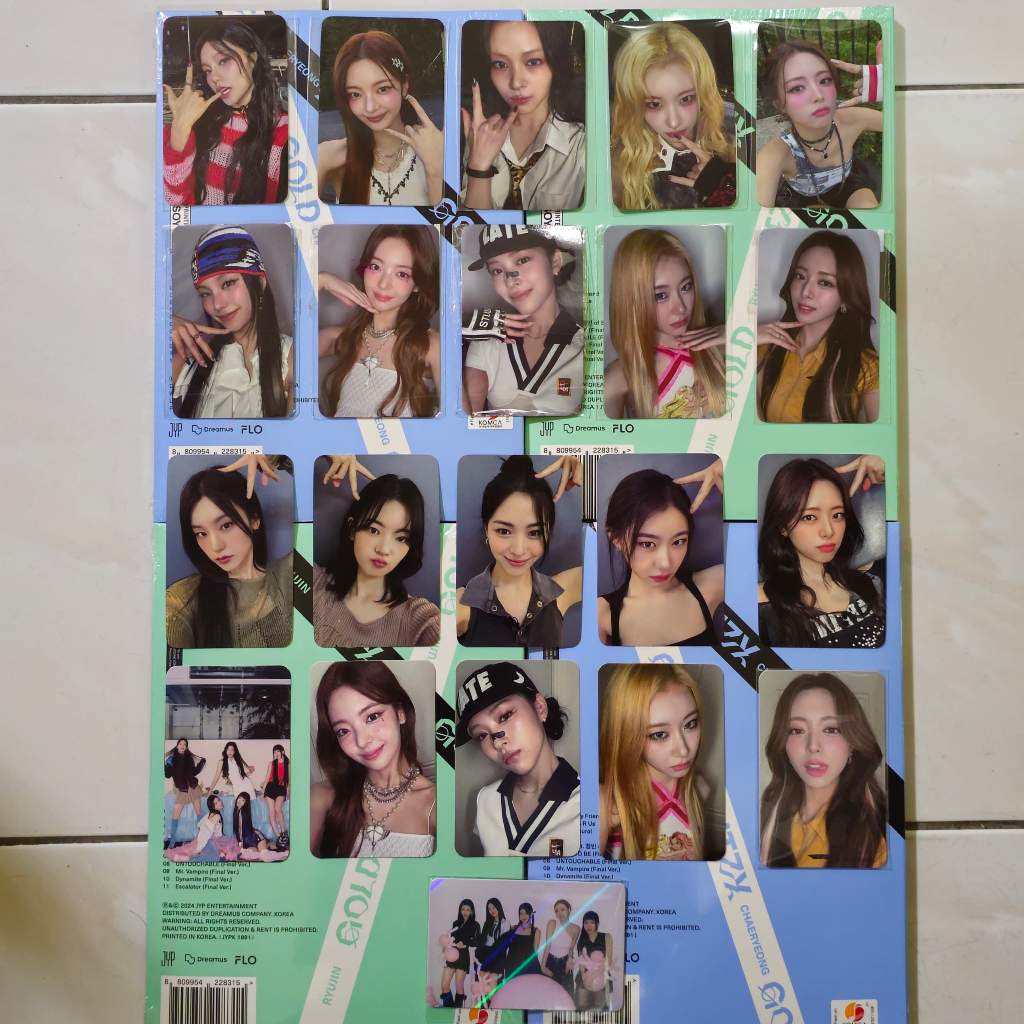 [POB ONLY] ITZY - GOLD JYPSHOP / SOUNDWAVE / ALADIN / YES24 / WITHMUU ...