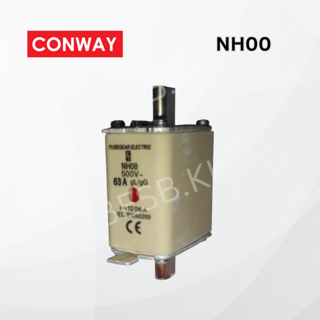 Fusegear Electric HRC Fuse Link NH00 63A/100A 3-5 PER BOX | Shopee Malaysia
