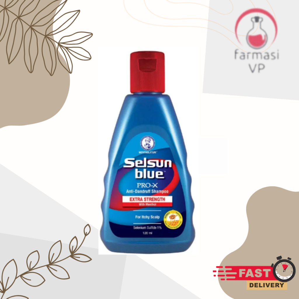 Selsun Blue Pro Extra Strength Anti-Dandruff with menthol Shampoo 120ml ...