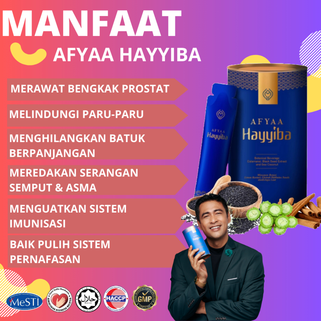 AFYAA Hayyiba | 15 Sachets | Fast Shipping | Rahsia Kesihatan Anda | Improve Health | Shopee ...