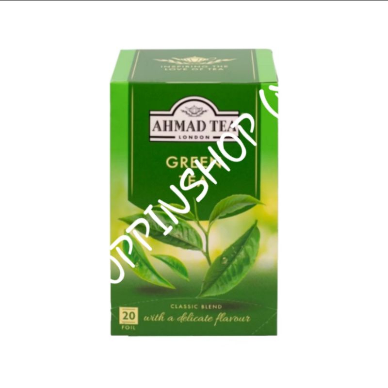 AHMAD TEA LONDON GREEN TEA/ TEH HIJAU AHMAD TEA LONDON 1 KOTAK (2 GM × ...