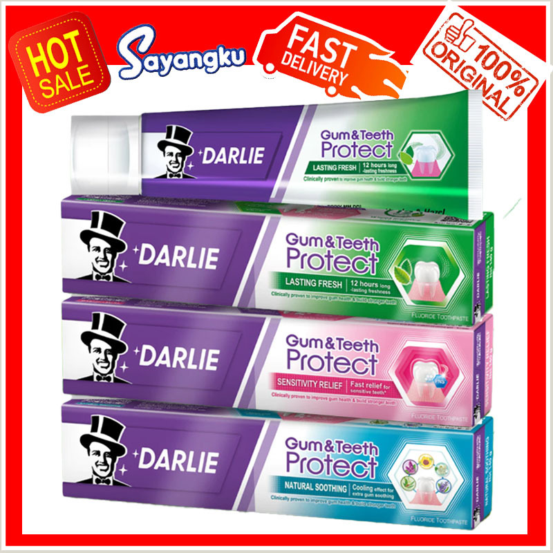 Darlie Toothpaste Gum Teeth Protect 140g Sensitivity Relief Lasting ...