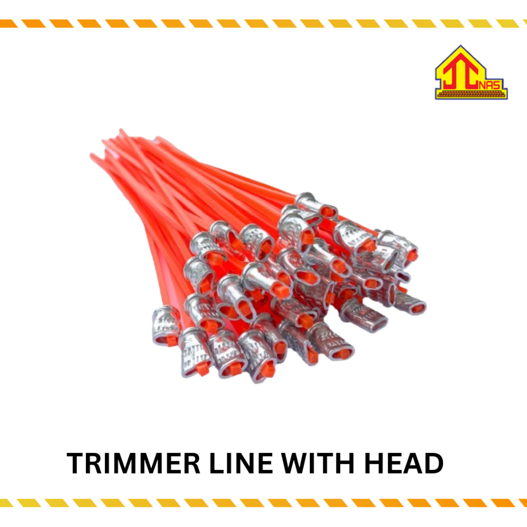 TALI MESIN RUMPUT TRIMMER LINE WITH HEAD 3.0MM | Shopee Malaysia