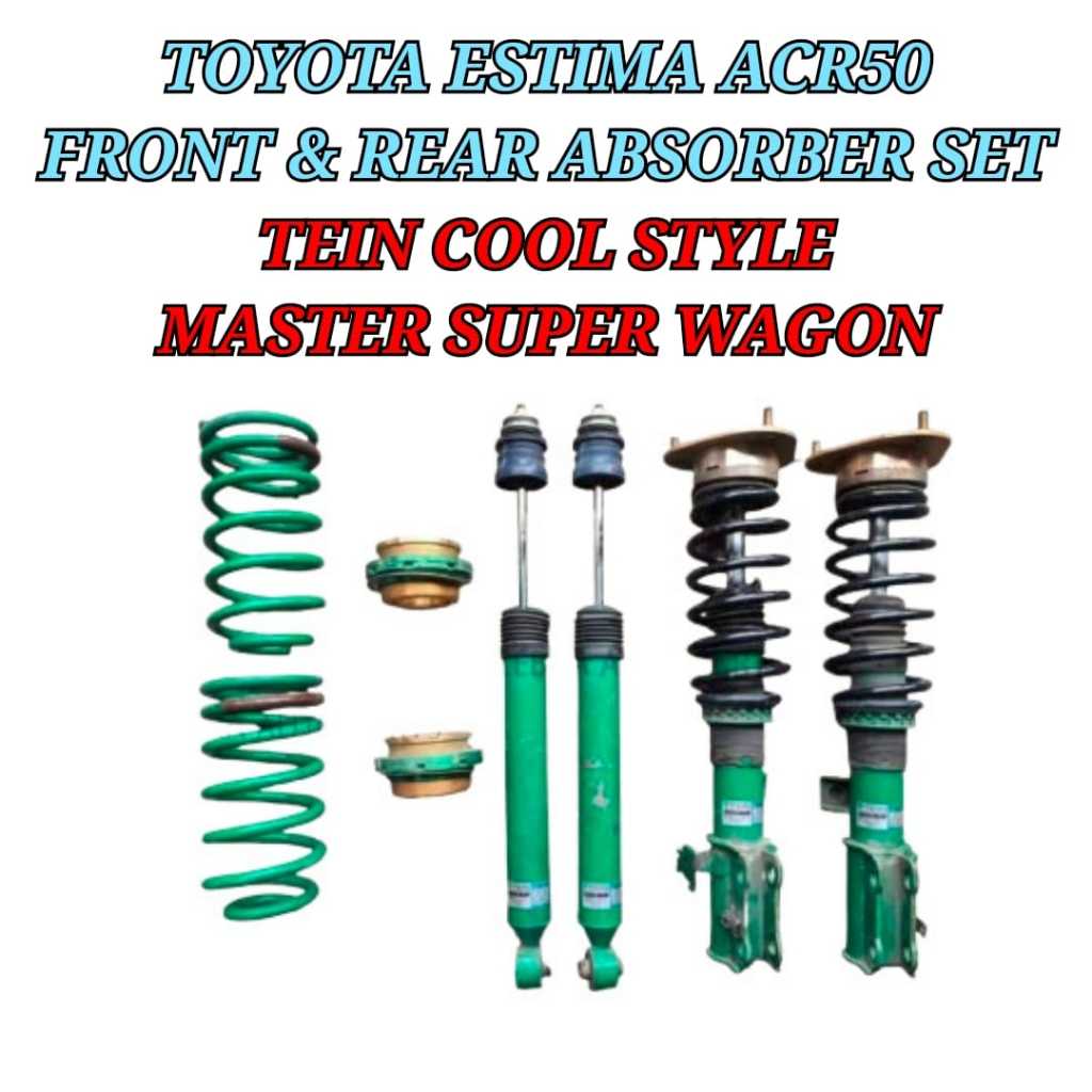 🇯🇵🇯🇵 Shock Absorber TEIN Cool Style Master Super Wagon Toyota Estima ...