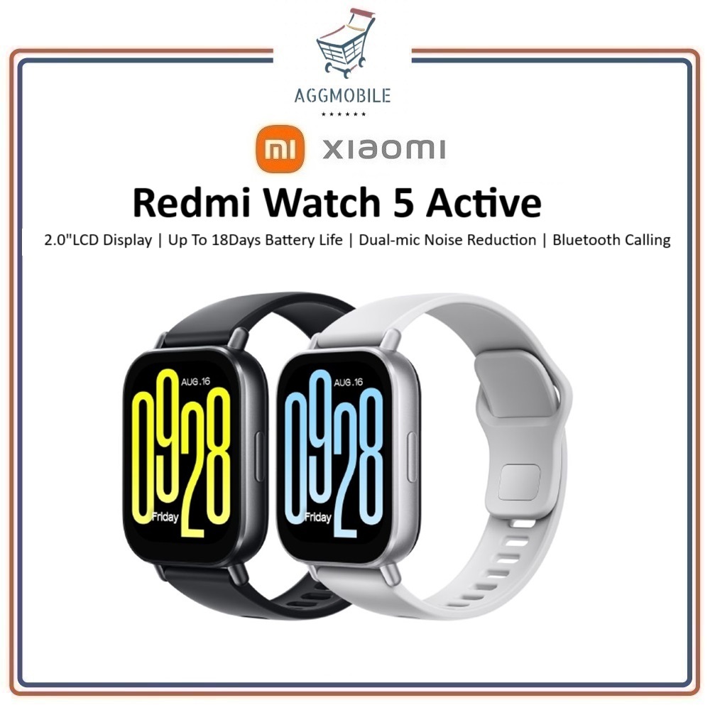 Redmi Watch 5 Active (Ultra-Large LCD Display | Bluetooth Phone Call ...