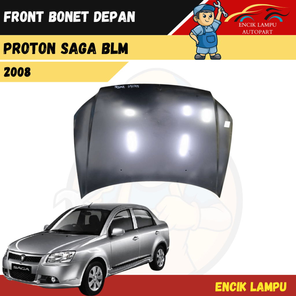 Proton Saga Blm 2008 Front Hood Bonnet Bonet Depan Kereta 100% New High ...