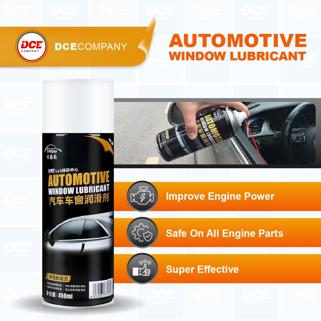 CarJay Car 450ml Power Window Lubricant Grease Oil Silicon Spray ...